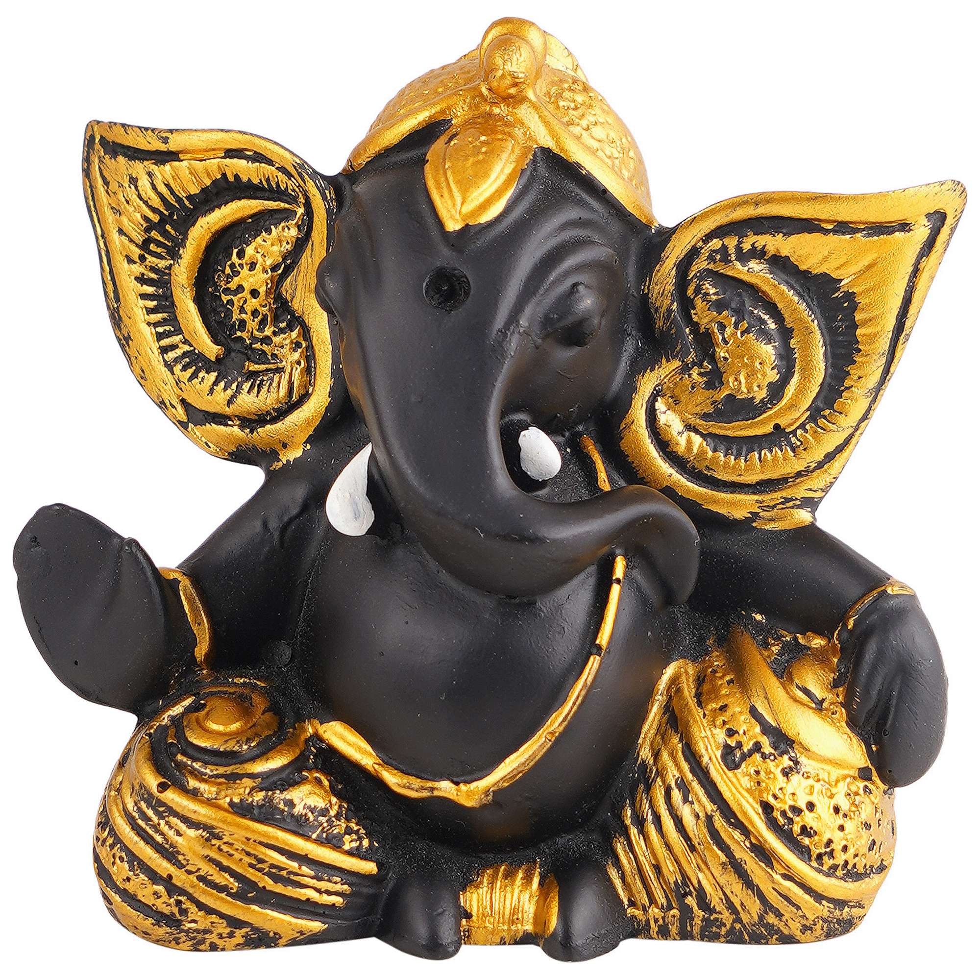 Ganesha Statue Idol Shriganesh Bhagwan Murti / Home, Office Decor / Car ...