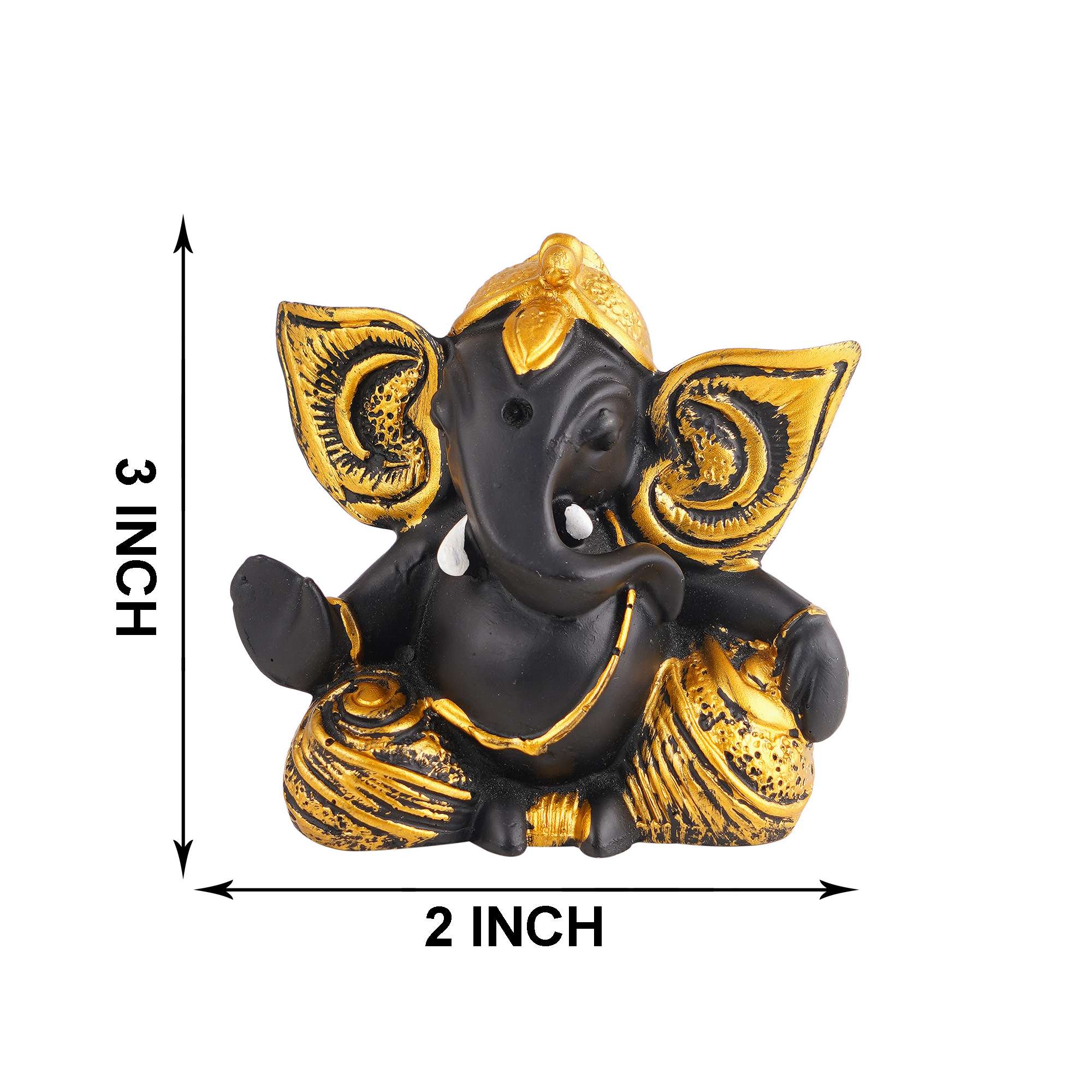 Ganesha Statue Idol Shriganesh Bhagwan Murti / Home, Office Decor / Car ...