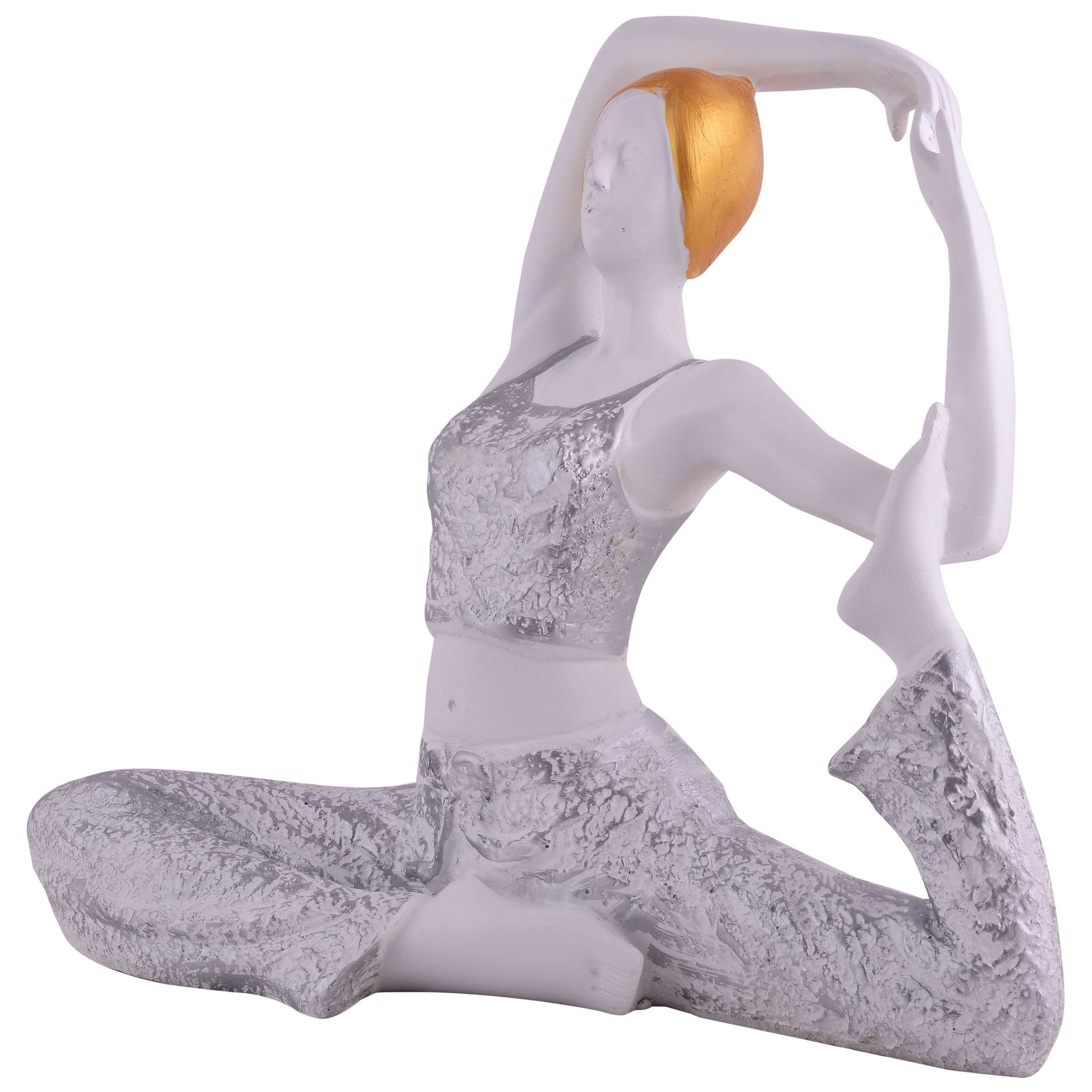 Suitable for home decor Yoga Posture Lady Statue Idol for Home Yoga ...